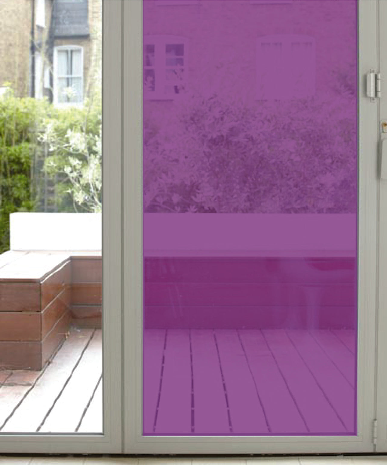 Rainbow Purple 510 Coloured Window Film Cut to Size