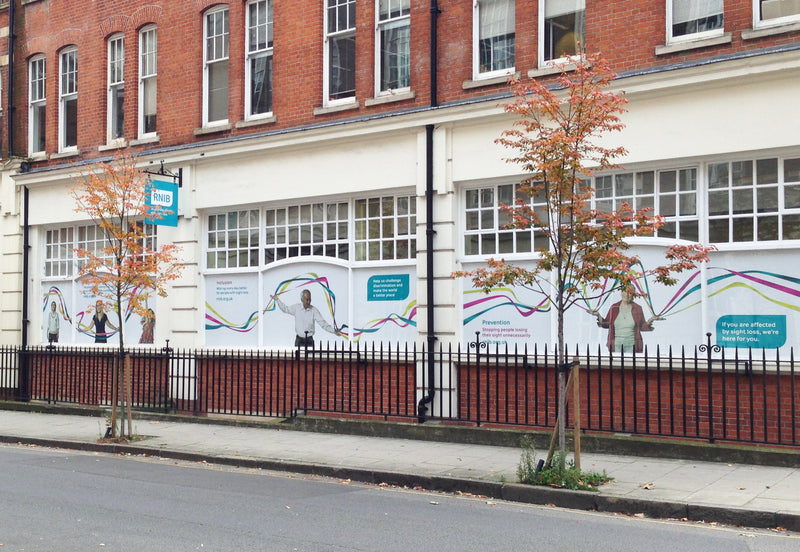 Contra Vision One Way Window Graphics | Perforated Window Film