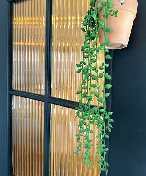 Evoke Gold Reeded Window Film by the Metre | Fluted Privacy