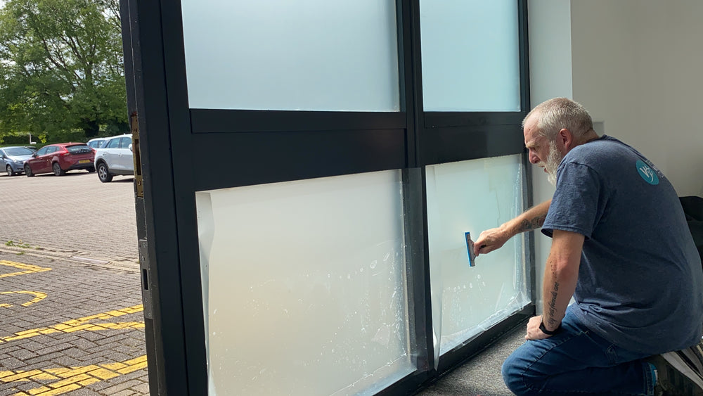 Reeded & Frosted Window Film Installation at St George's Park