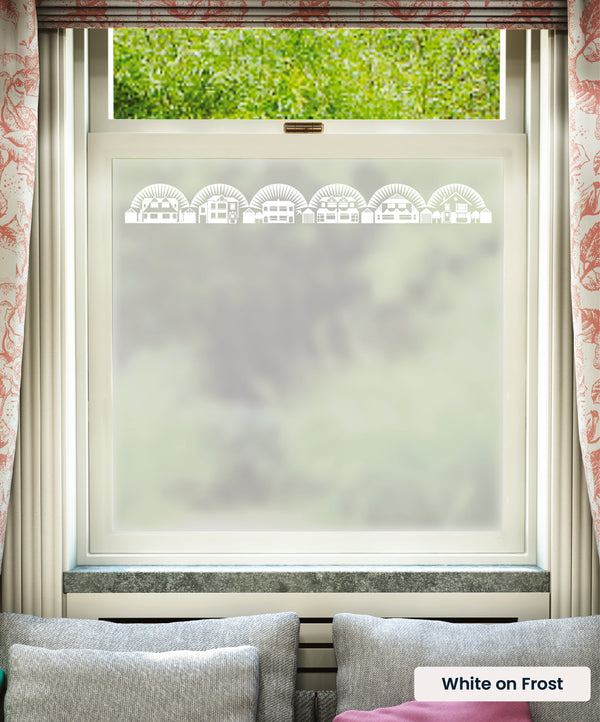 Metroland Border Decorative Frosted Window Film | Mini Moderns Designer ...