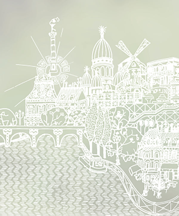 Paris Calling Decorative Frosted Window Film | Charlene Mullen Designer ...