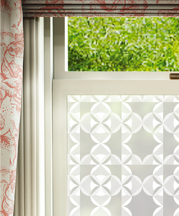Radiate Decorative Frosted Window Film | Lindsey Lang Designer Privacy ...