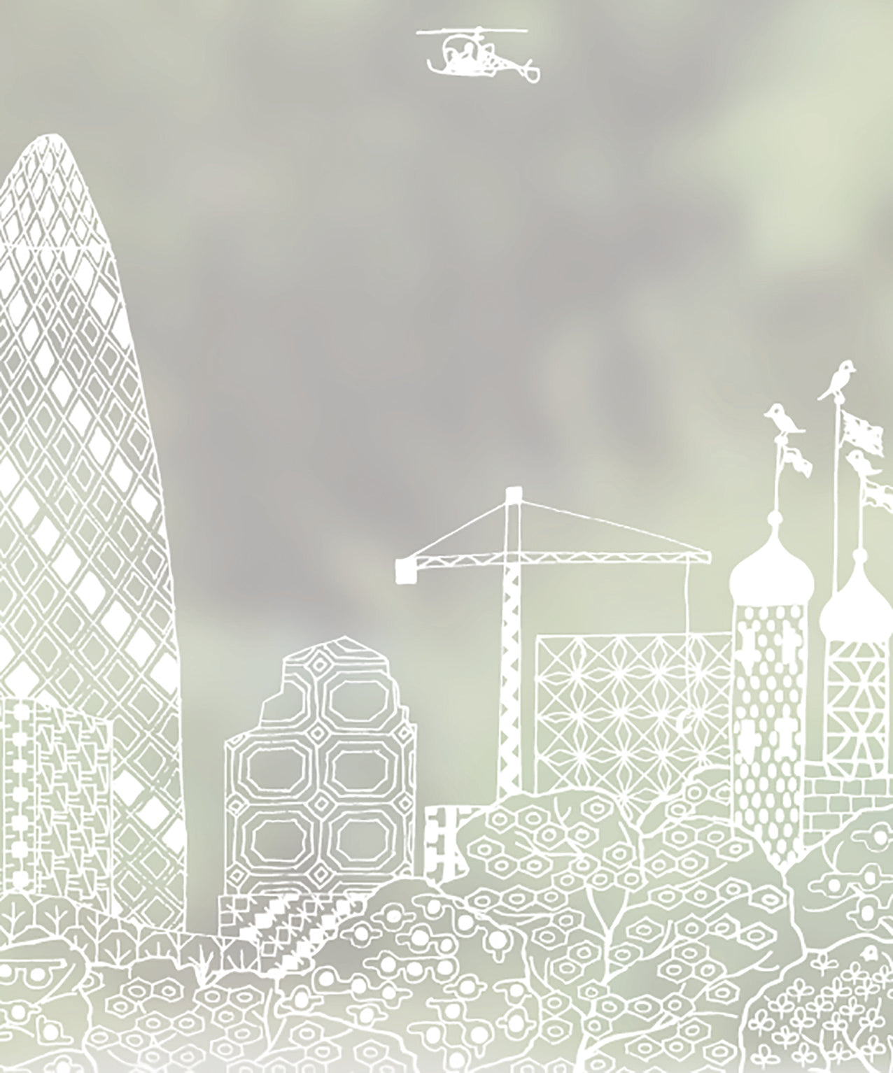 Tower Bridge Decorative Frosted Window Film | Charlene Mullen Designer ...