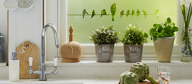 Kitchen Window Film | Kitchen Window Decoration & Privacy