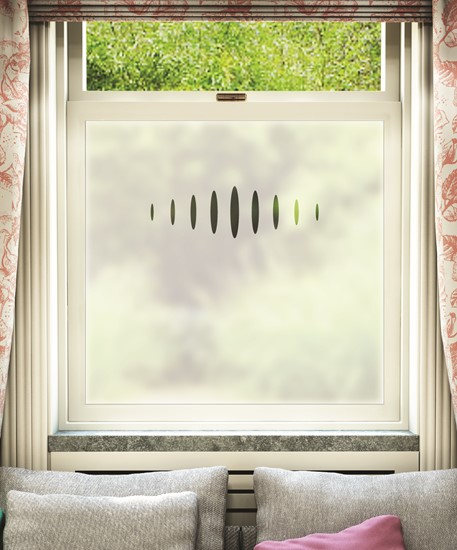 Circular Pattern Window Film Design | Frosted Effect | FB032