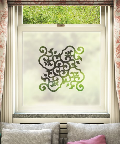 Victorian Design Window Film | Frosted Pattern FB095