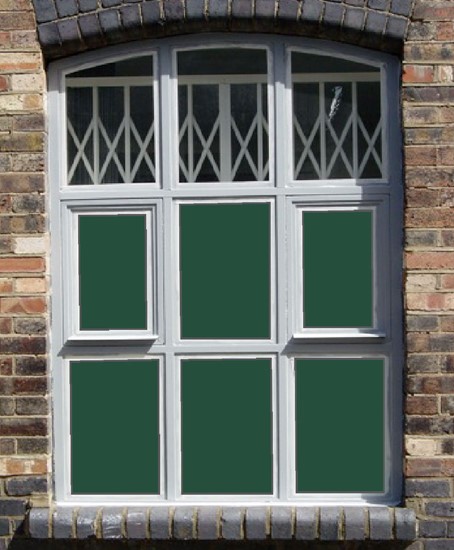 Green Window Film - Forest Green Coloured Window Film 4264