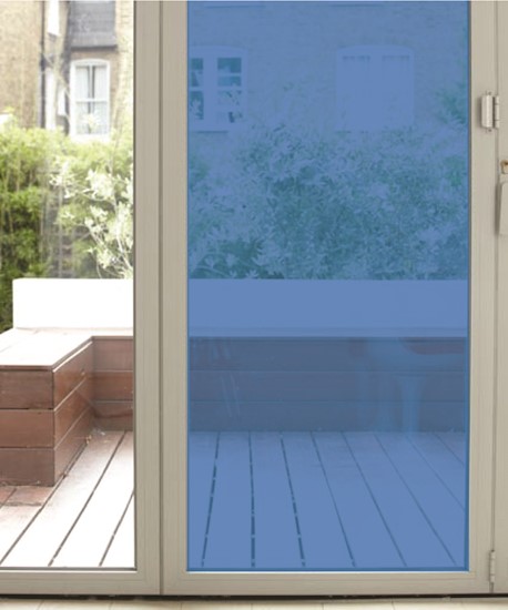 Blue Window Film - Rainbow Blue Window Film 517