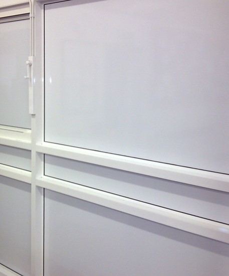 White Matt Frosted Privacy Window Film By The Metre