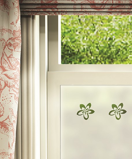 Flower Pattern of Frosted Window Film | Frost Design FB043