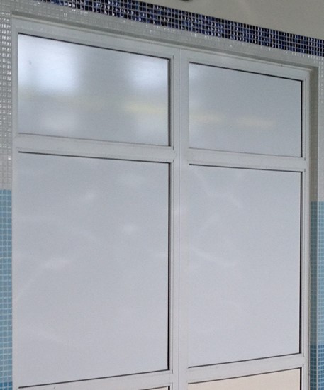 Temporary White 76cm x 25m Roll Privacy Window Film