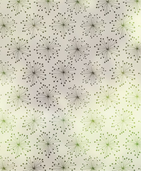 Ditsy Dandelion Frosted Window Film Pattern by MissPrint