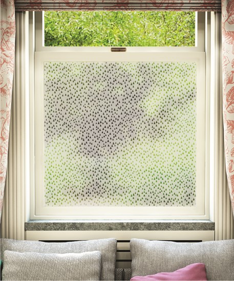 Chimes Design Frosted Window Film Pattern by MissPrint