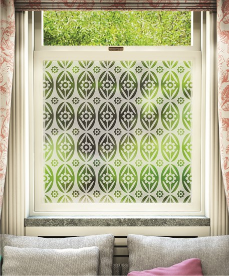 Oval Window Film Design by Layla Faye | The Window Film Company