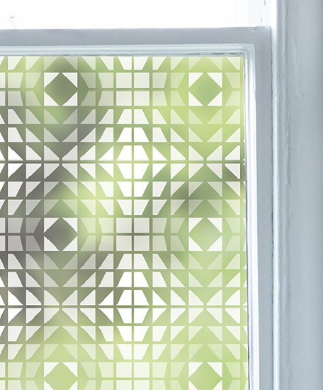 Crystal Design Frosted Window Film by Lindsey Lang