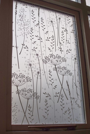 Paper Meadow Window Film Design by Hannah Nunn