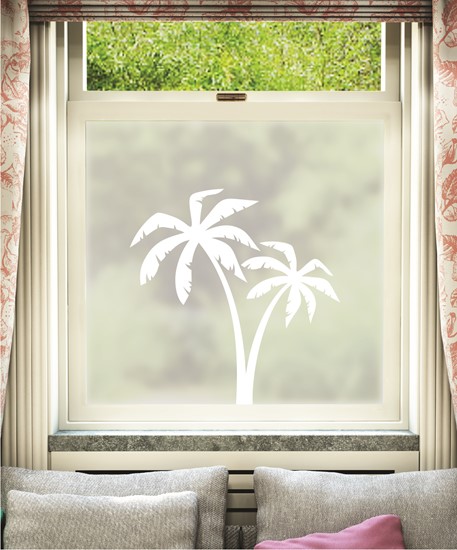 Palm Trees | Tropical Window Film Design