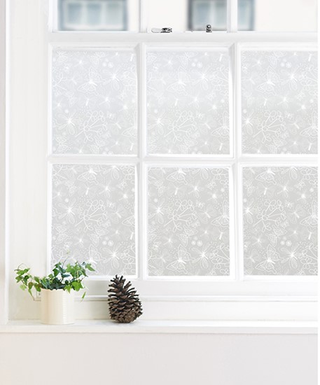Butterfly Flurry Design Window Film by Helen Russell Creations