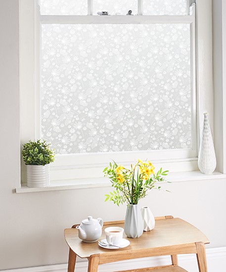 Flower Garden Design Window Film by Helen Russell Creations