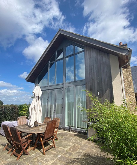 Conservatory Side Windows | Heat Reduction | Medium Reflective Silver