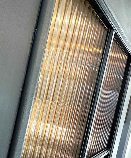 Reeded Window Film | Get the retro look with window film