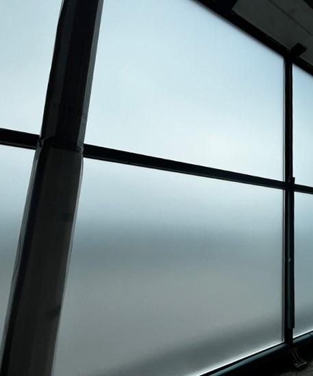 Plain Frostbrite® Privacy Frosted Window Film on a 30m Roll